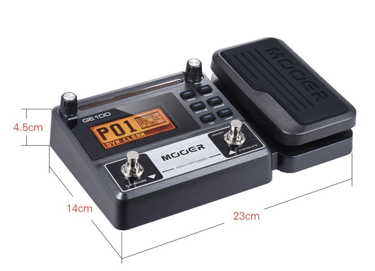 Pedaleira Multi Efeitos Para Guitarra Mooer Ge100 - Pedaleira para ...