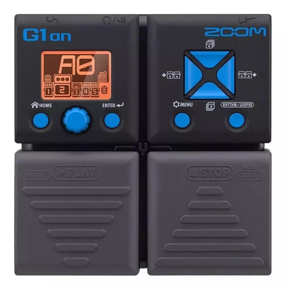 PEDALEIRA ZOOM G1 on C/ MODULO DE EFEITOS P/ GUITARRA - Pedaleira para ...
