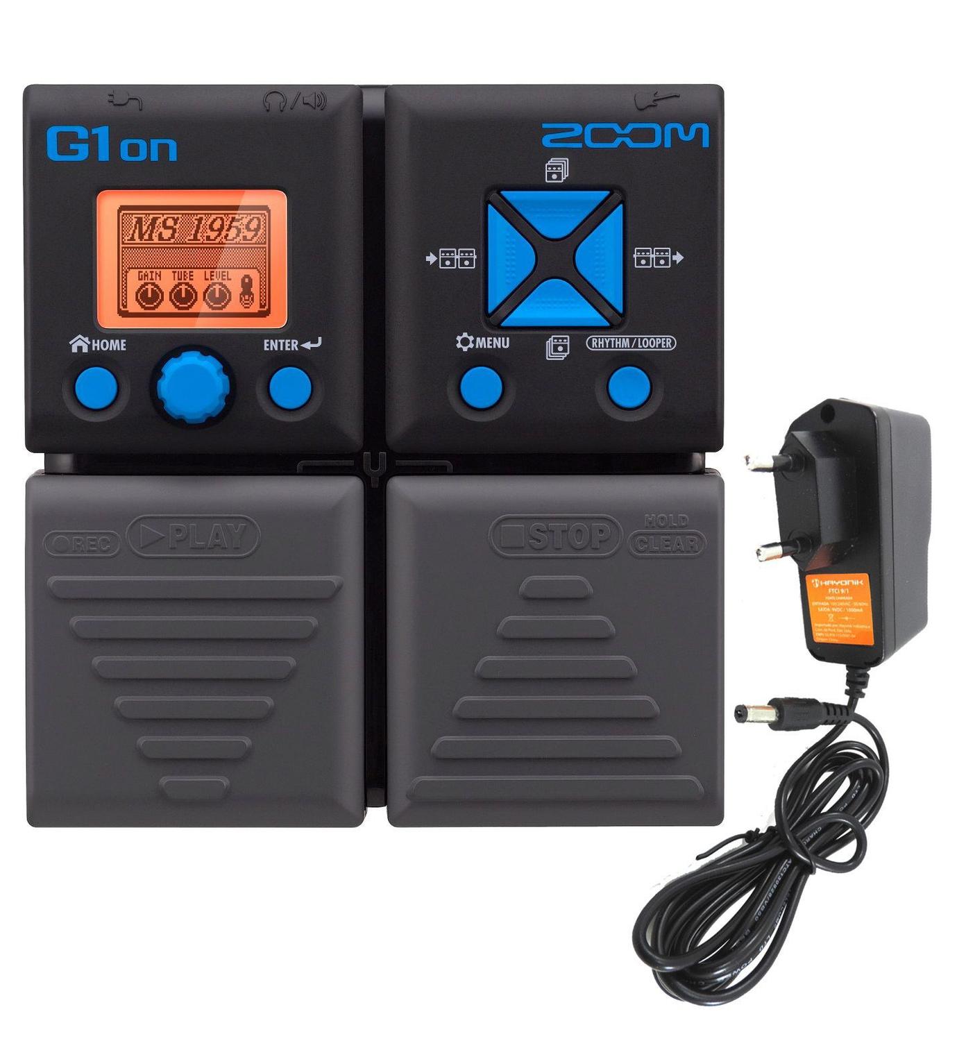 Pedaleira Zoom G1on com Fonte - Pedaleira para Instrumentos de Corda ...