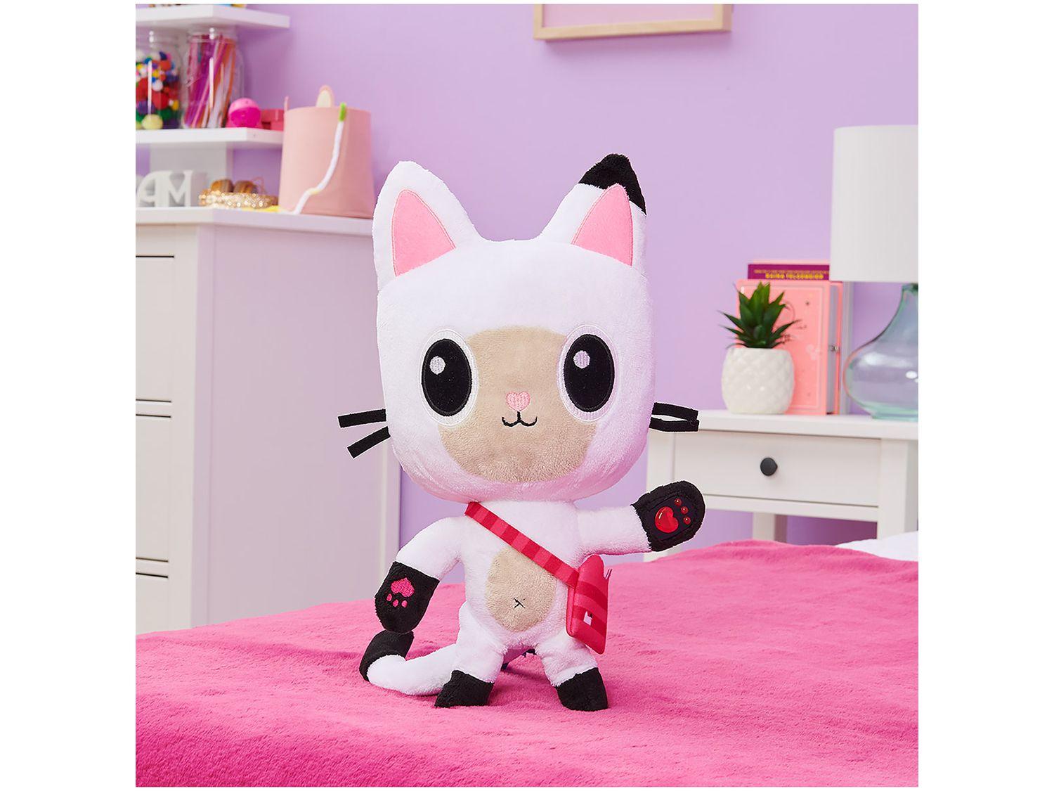 Pelúcia A Casa Mágica da Gabby Talking Pandy Paws Emite Som Emite Luz ...