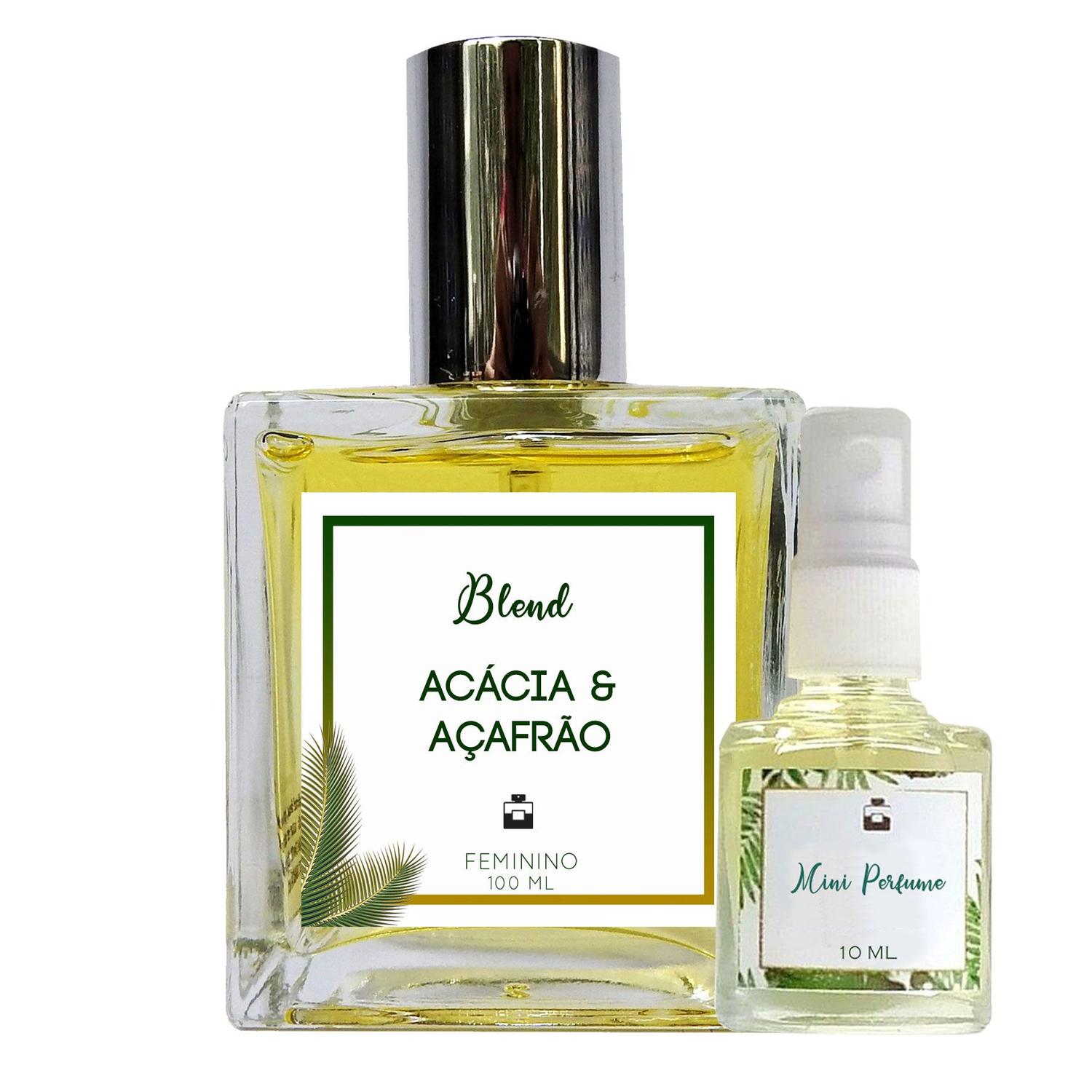 Perfume Acácia e Açafrão 100ml Feminino - Blend de Óleo Essencial ...