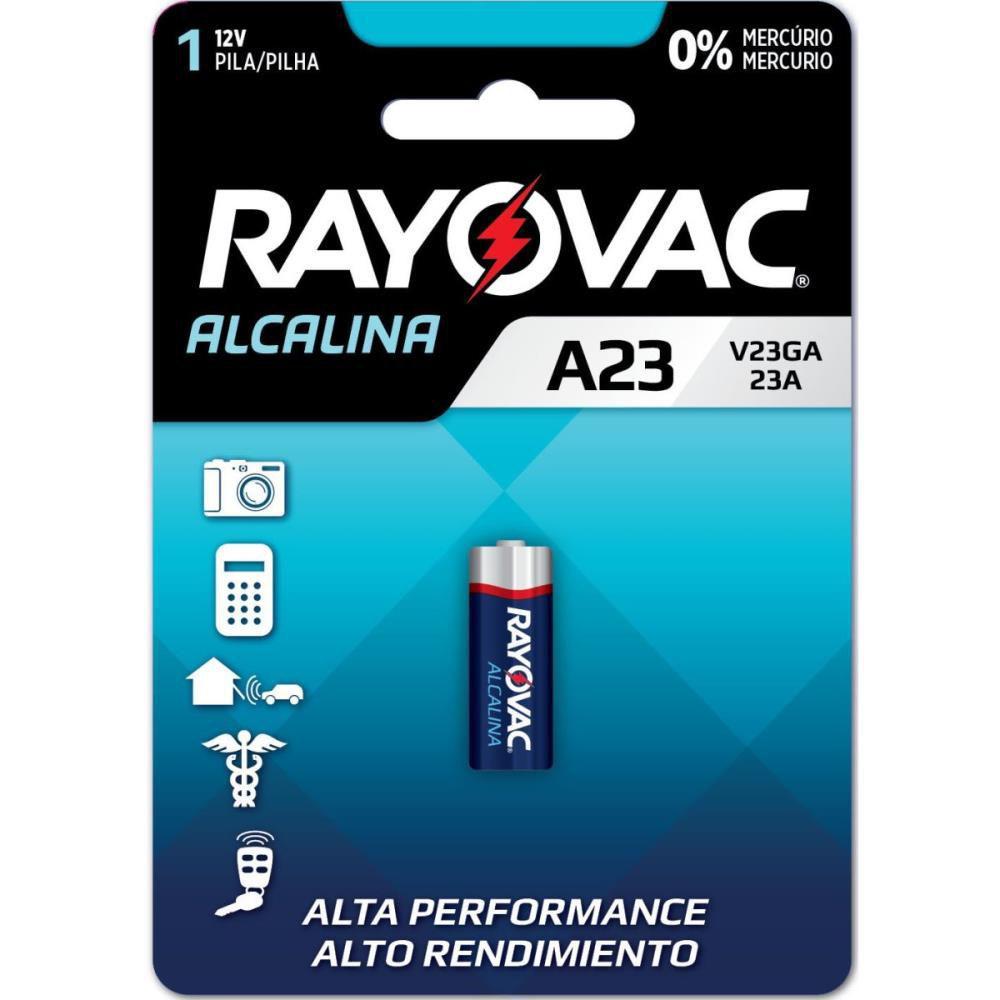 Pilha Alcalina Bateria A23 12V 10CARTELASX1UN - Rayovac - Pilhas ...