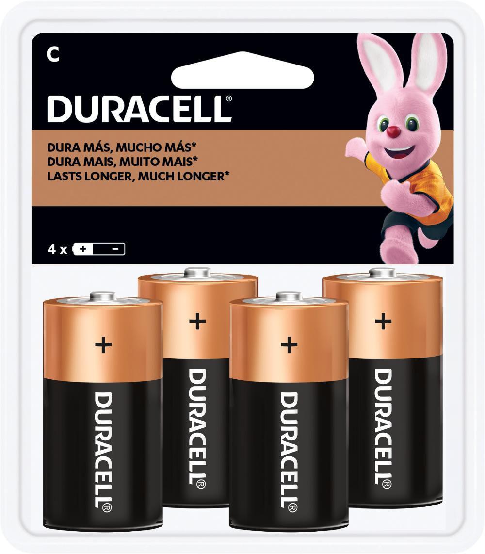 Pilha Duracell Alcalina Média c/ 4 Unidades - Pilhas - Magazine Luiza