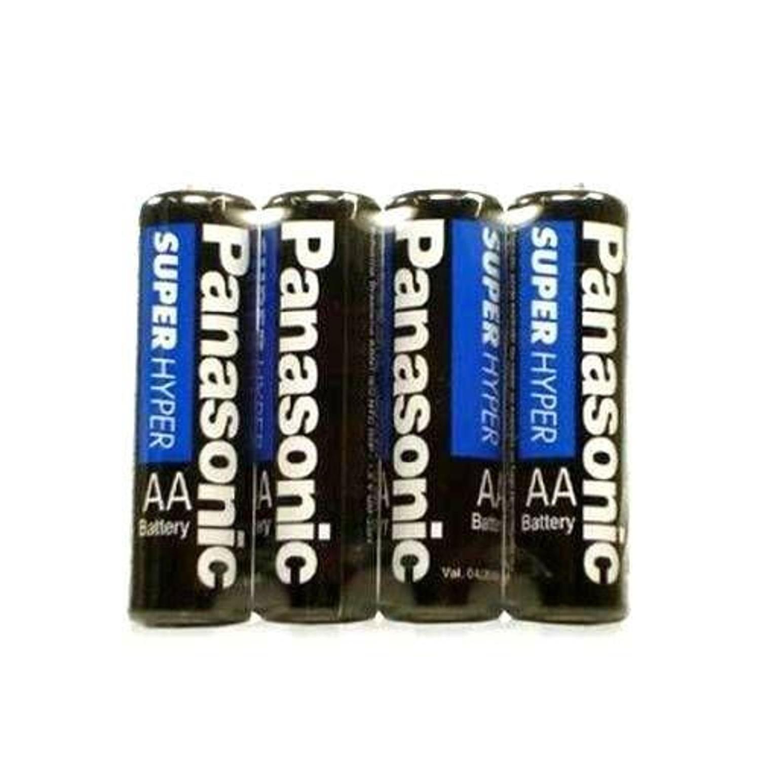 Pilha Panasonic Aa Comum Cx C/52 Un Super Hyper 1,5 Anti Vazamento ...