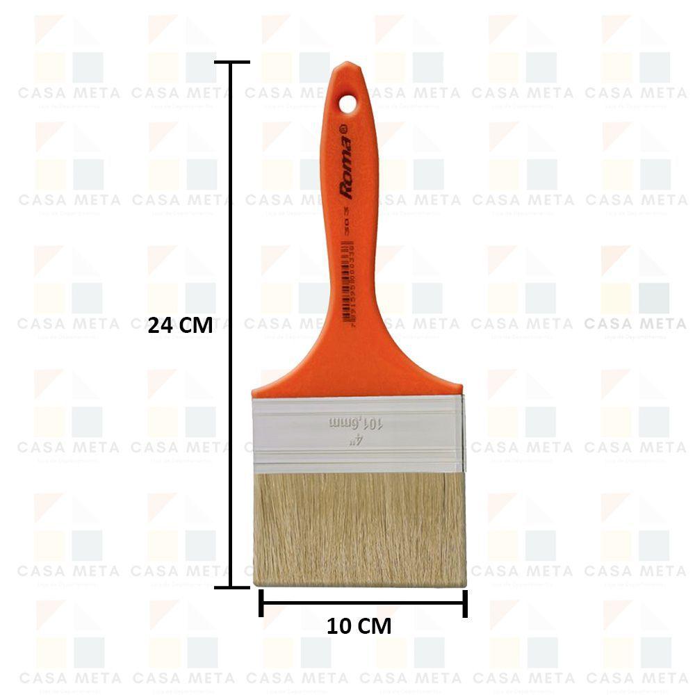Pincel Trincha 4 Polegada Roma Verniz 303 Madeira - Pincéis para ...