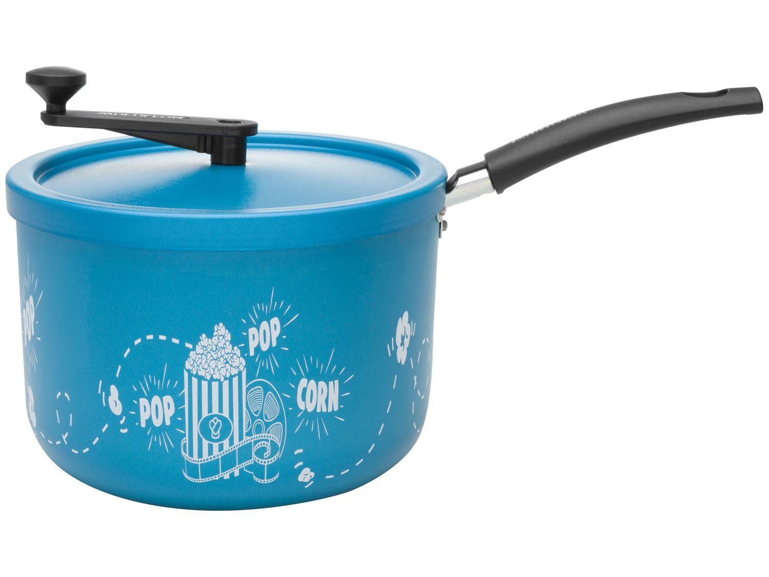 Pipoqueira Multiflon Azul Antiaderente de Alumínio 3,8L 20cm Versátil 78520