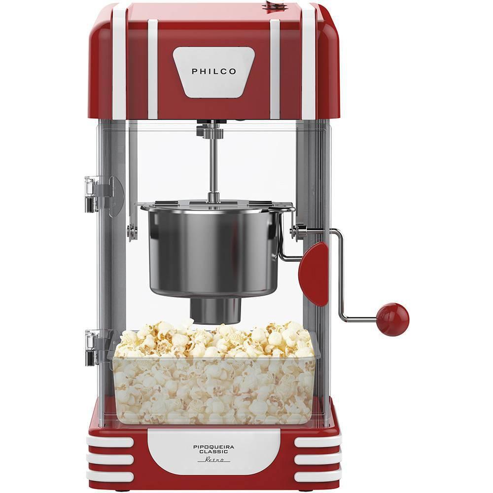 Pipoqueira Philco Classic Retrô PPI04V, Design retrô, 300W, Vermelho ...