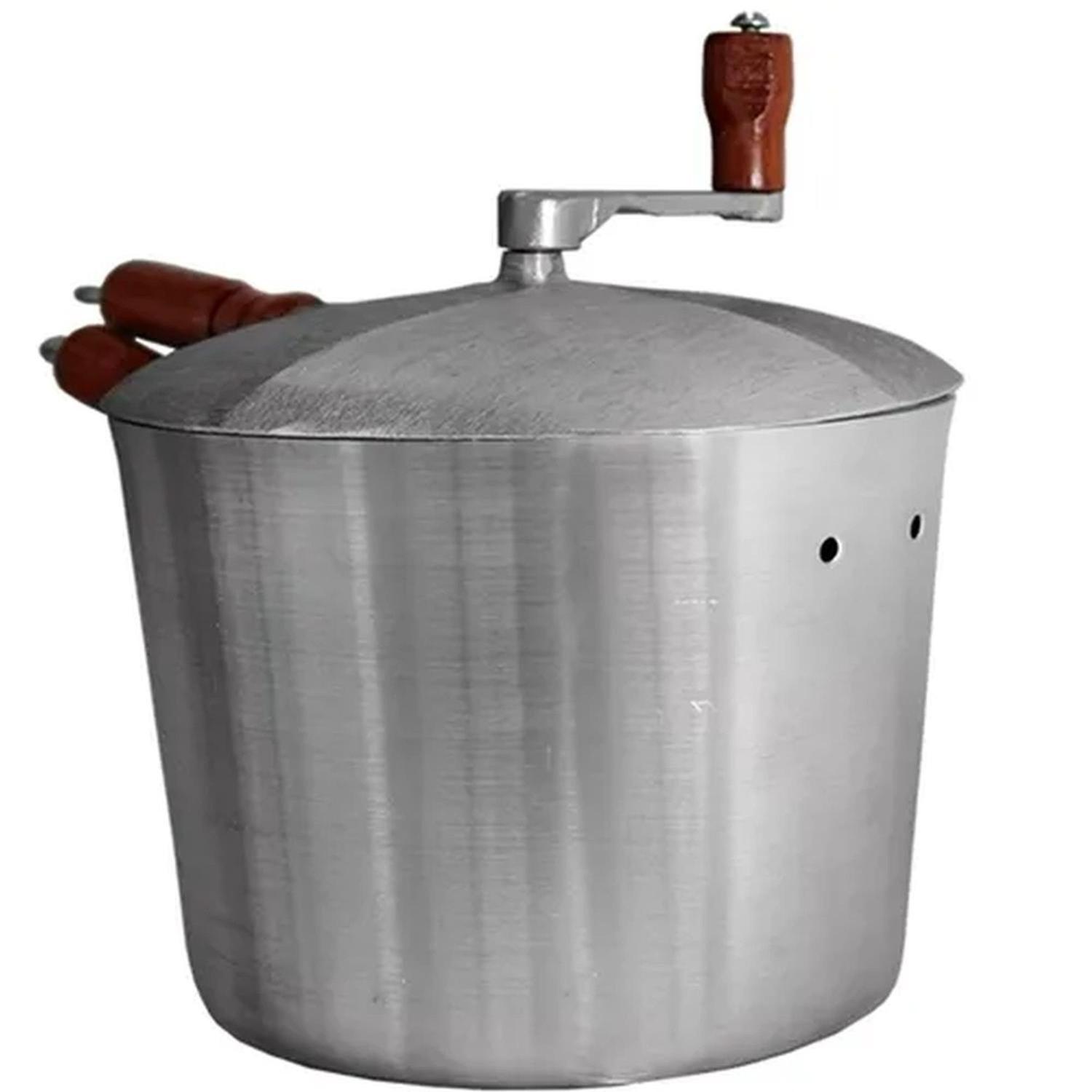 Pipoqueira profissional alumínio fundido 3,7 litros - Cajamag - Panela ...