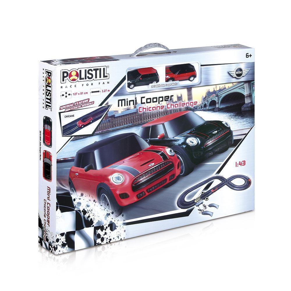 Pista com 2 Carrinhos - Mini Cooper - Chicane Challenge - Maisto ...