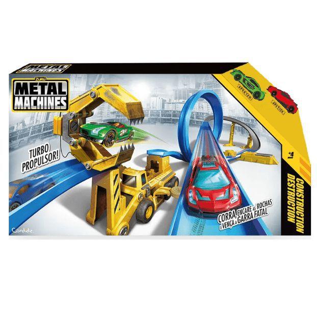 Pista Com Looping Metal Machines Construction Candide - Pistas ...