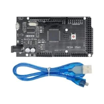 Placa de Desenvolvimento Arduino MEGA 2560 R3 com ATmega2560-16AU e CH340G - Robótica - Magazine ...