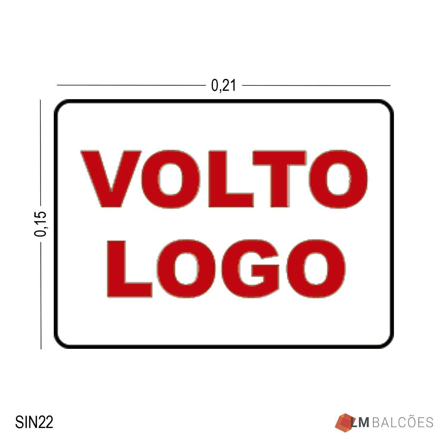 Placas De Volto Logo - FDPLEARN