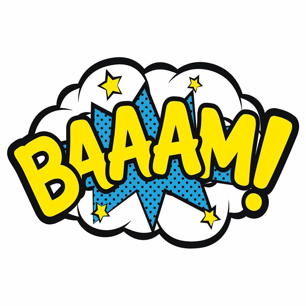 Placa Decorativa 32x21,5cm Baaam! LPQM-035 - Litocart - Decoração ...