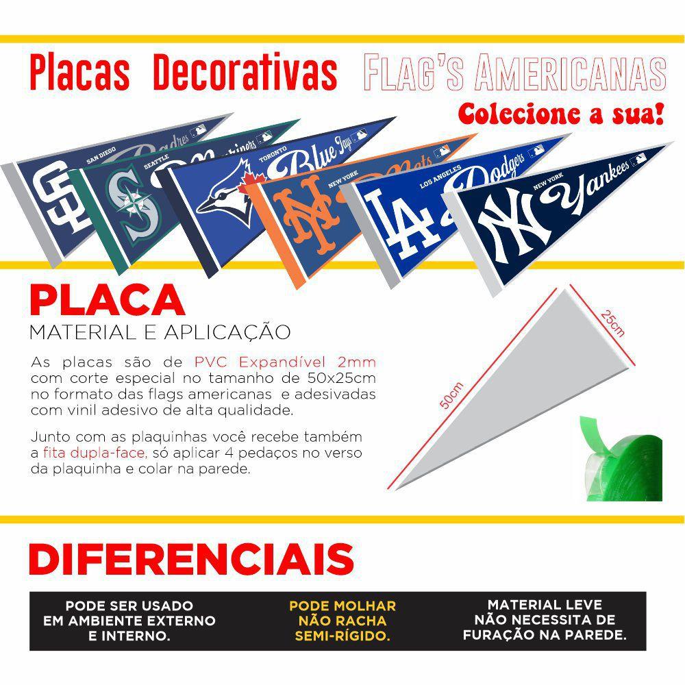 Placa Decorativa Tema Flags Americanas Seattle Kraken - PDF-NHL-025 ...
