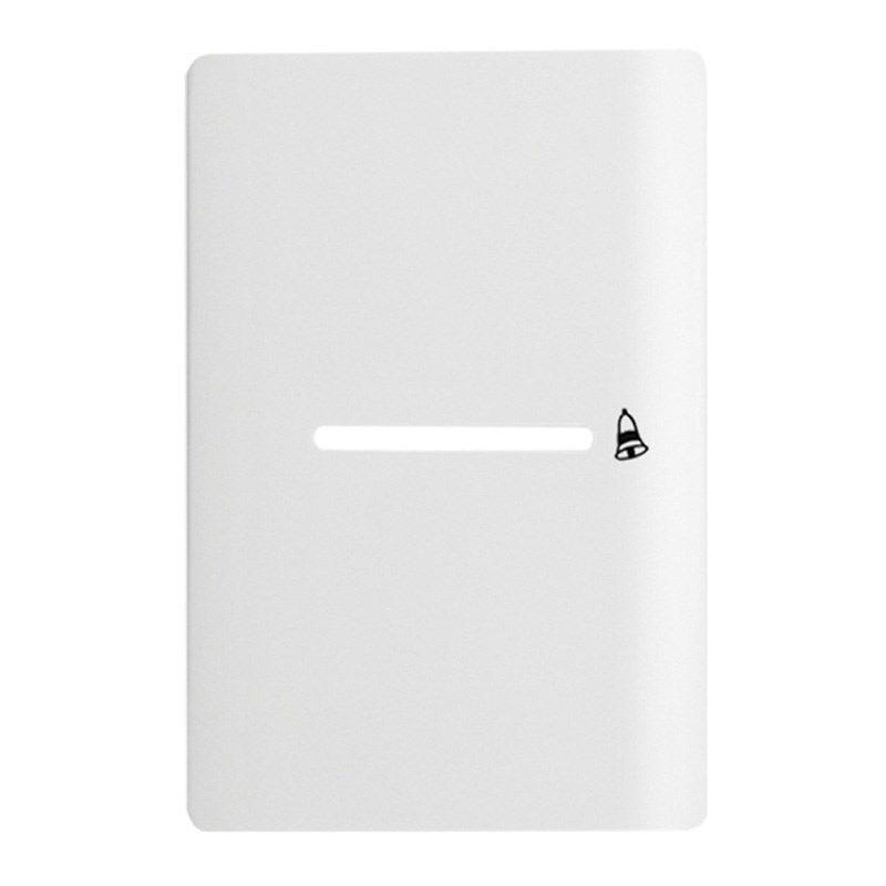 Placa Novara Branco 1 Interruptor Pulsante com Suporte Dicompel - Espelho / Placa de Tomada e ...