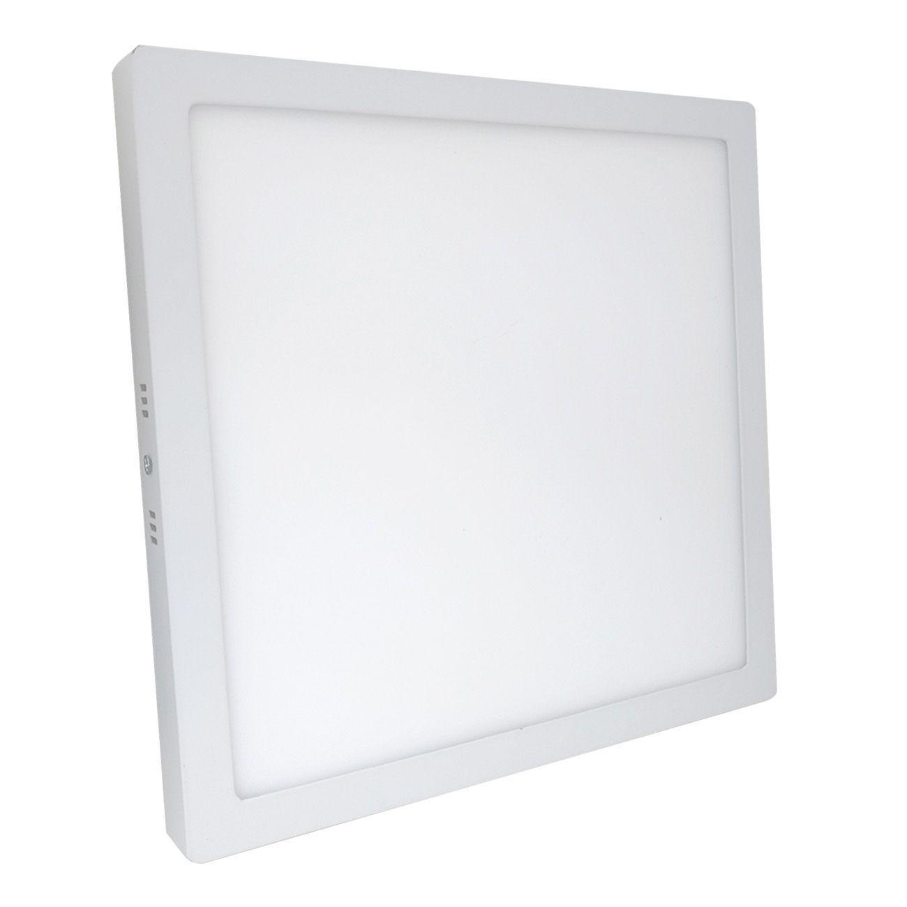Plafon De Led Sobrepor Quadrado 24w Branca 6000k 30x30 - Lcg Eletro ...