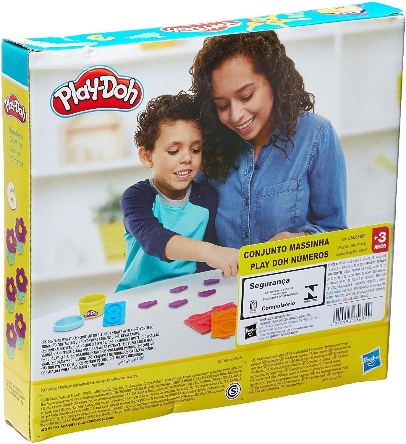 Play doh conjunto de numeros e8533 - HASBRO - Massinha - Magazine Luiza