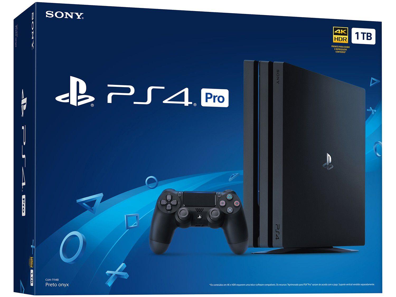 Playstation 4 Pro 1tb 1 Controle Sony Headset Consoles Ps4