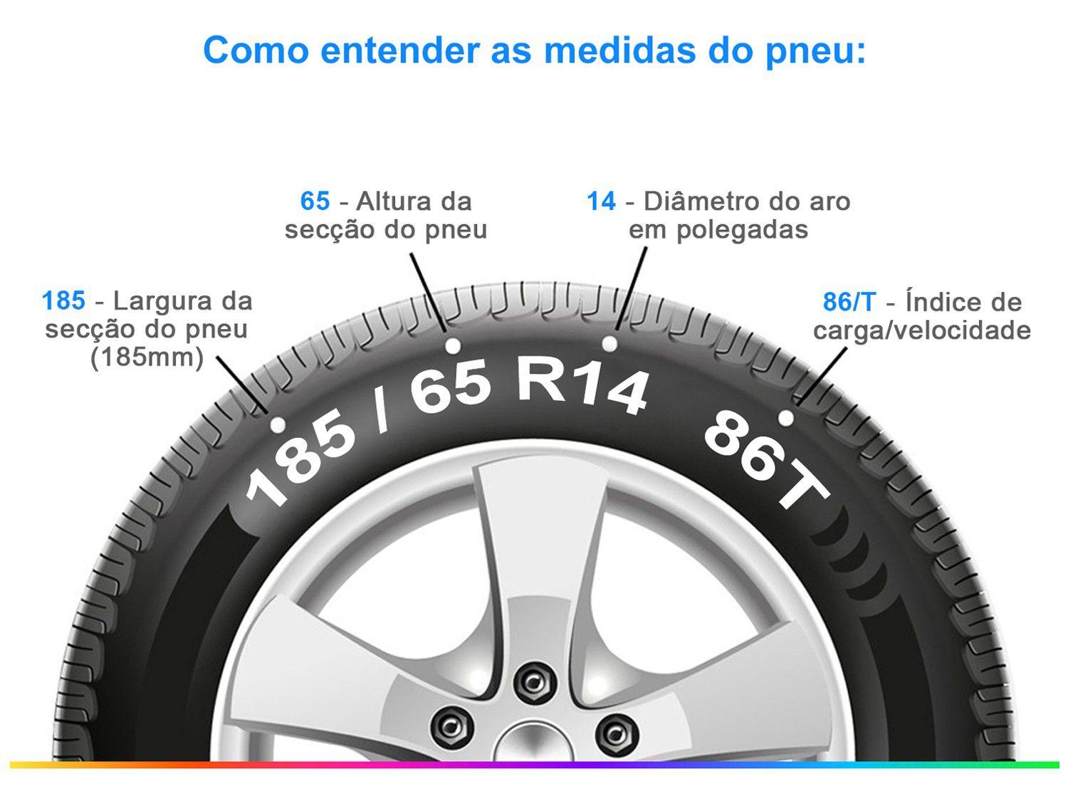 Pneu Aro 14” General Tire 185/65R14 86T - Evertrek RT By Continental - Pneu para Carro ...