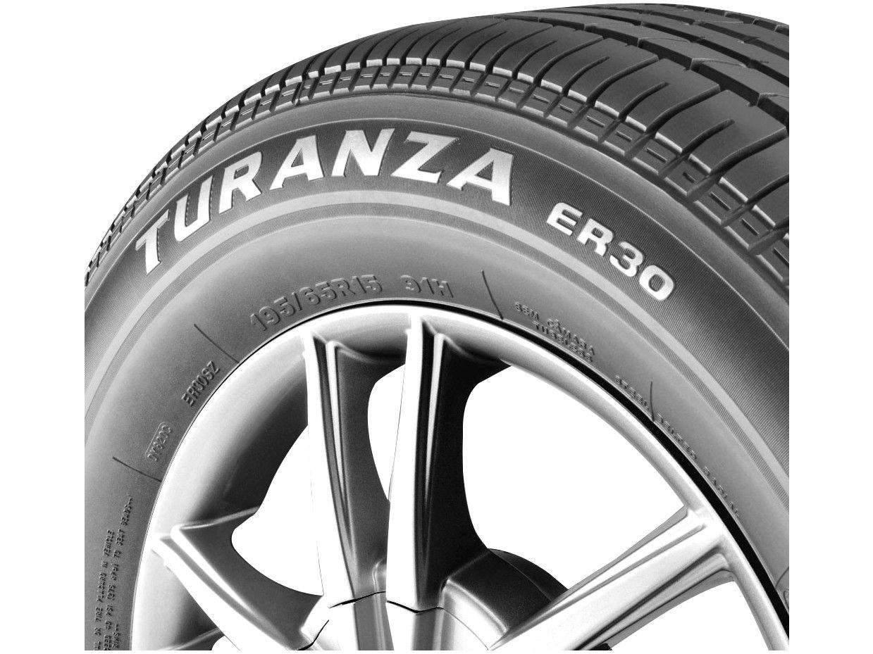 Pneu Aro 15” Bridgestone 195/55R15 85H - Turanza ER30 85H - Pneu para ...