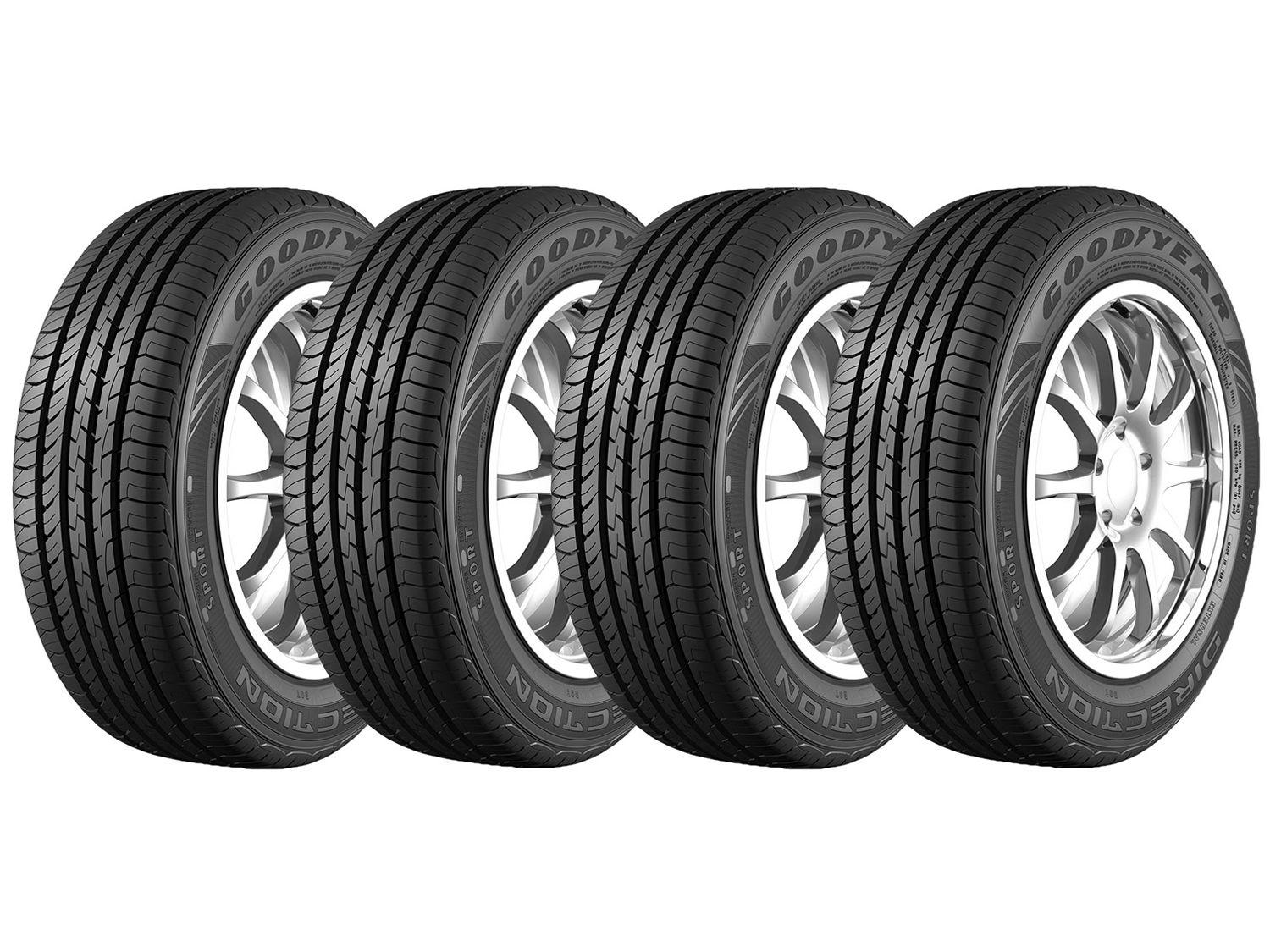 Pneu Aro 15” Goodyear 185/60R15 88H - Direction Sport 4 Unidades ...