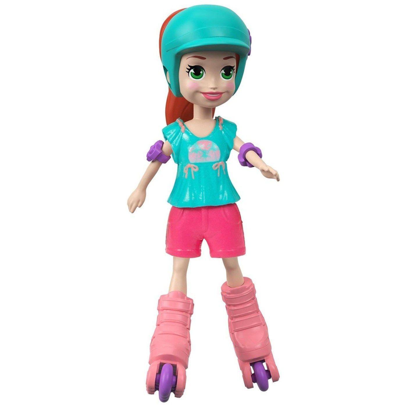 Polly boneca lila patinadora c/ acess gcy39 - mattel - Bonecas ...