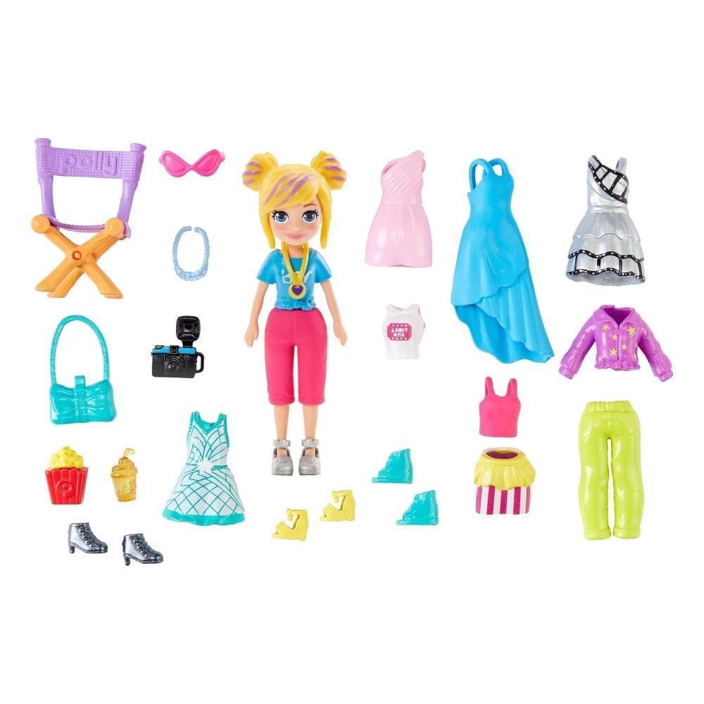 Polly Pocket Pacote de Modas Surpresas Pipoca - Mattel - Bonecas ...