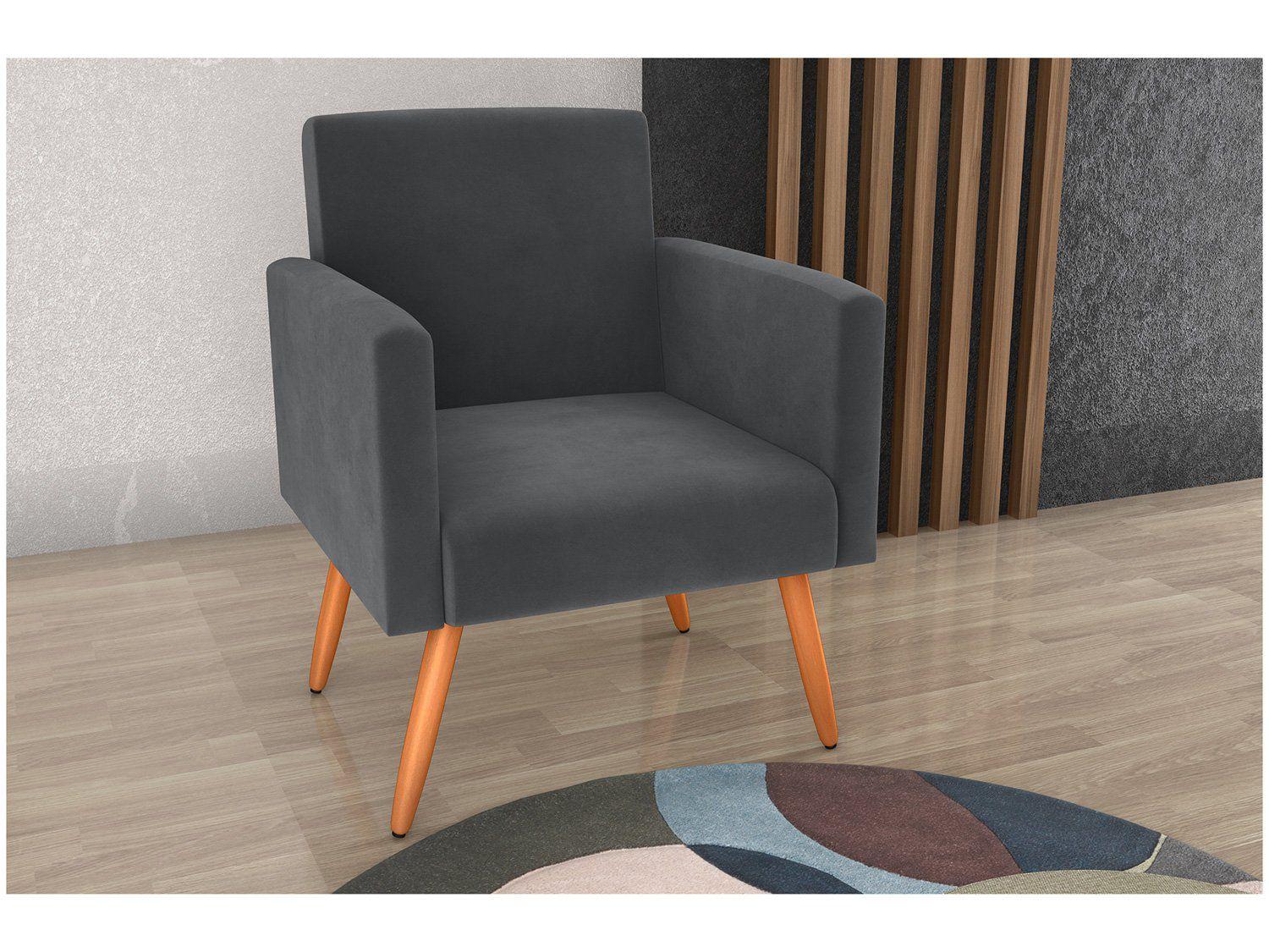 Poltrona Decorativa Moderna Matrix Dallas