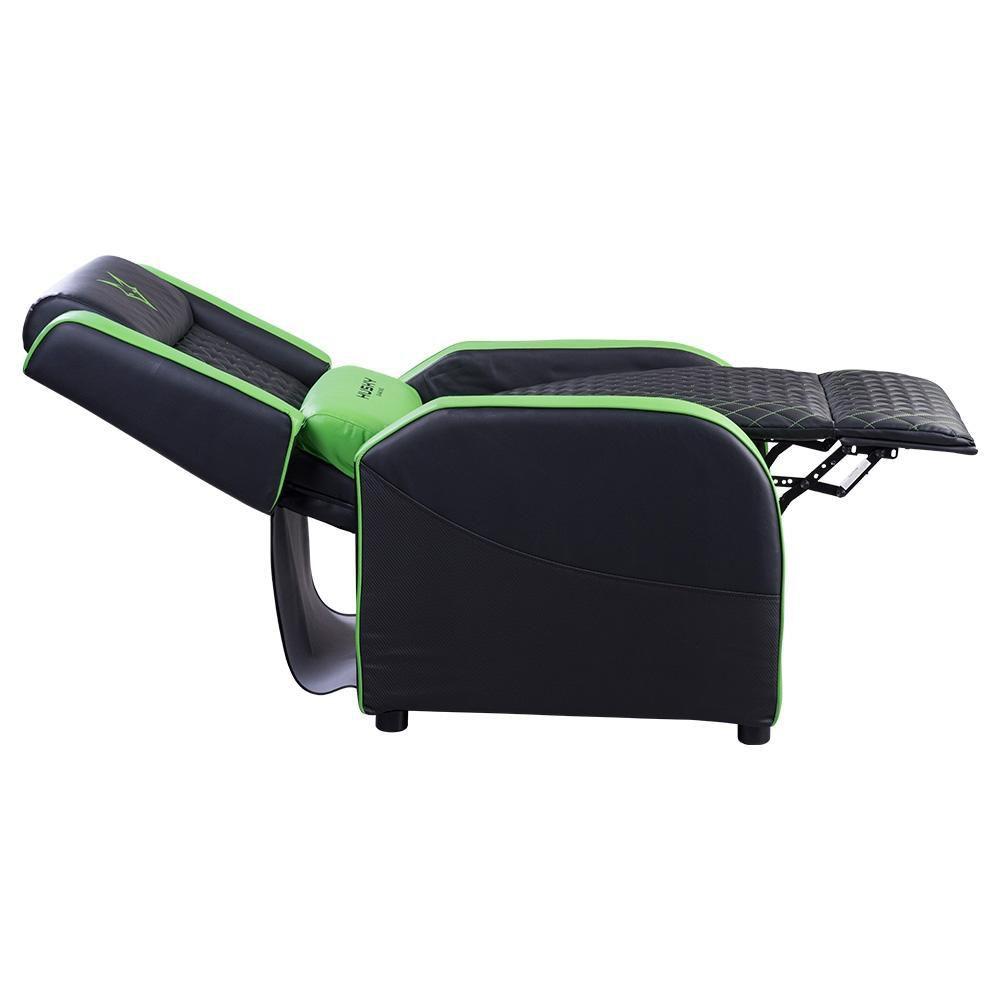 Poltrona Gamer Husky Gaming Storm, Preto e Verde, Bolsos Laterais ...
