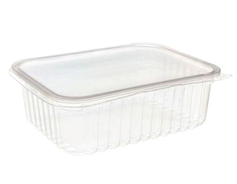 Pote Retangular Transparente 1000ml C/24 Prafesta - Pote - Magazine Luiza