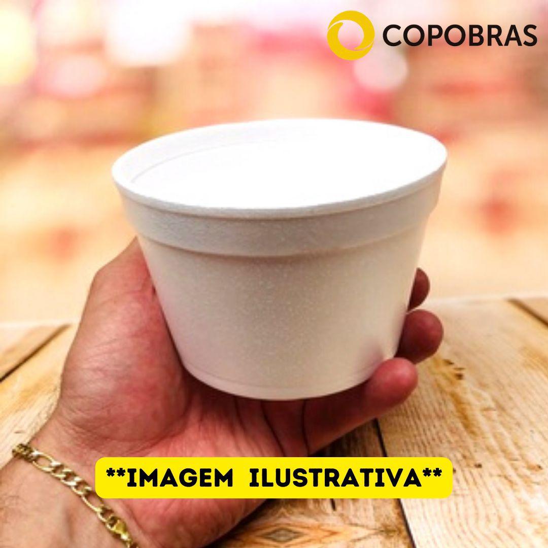 Pote Térmico Isopor Caldos Açaí Porções Copobras - 360ml - 25 Unidades ...