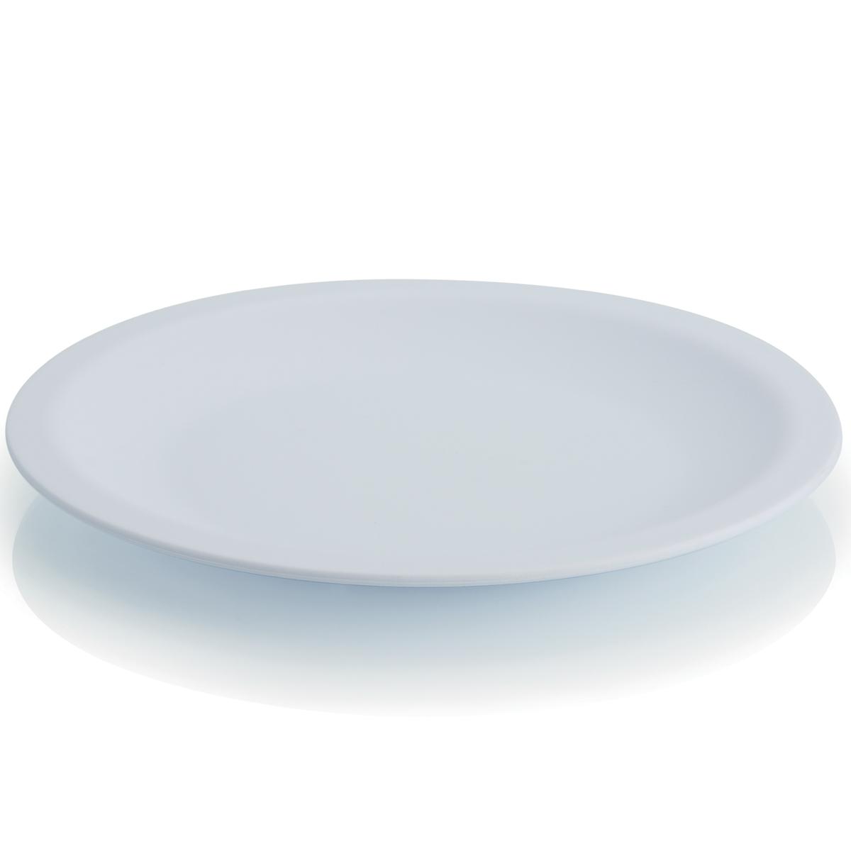 Prato Pequeno Lanche Redondo Sobremesa Rígido Refeição Festa Branco ...