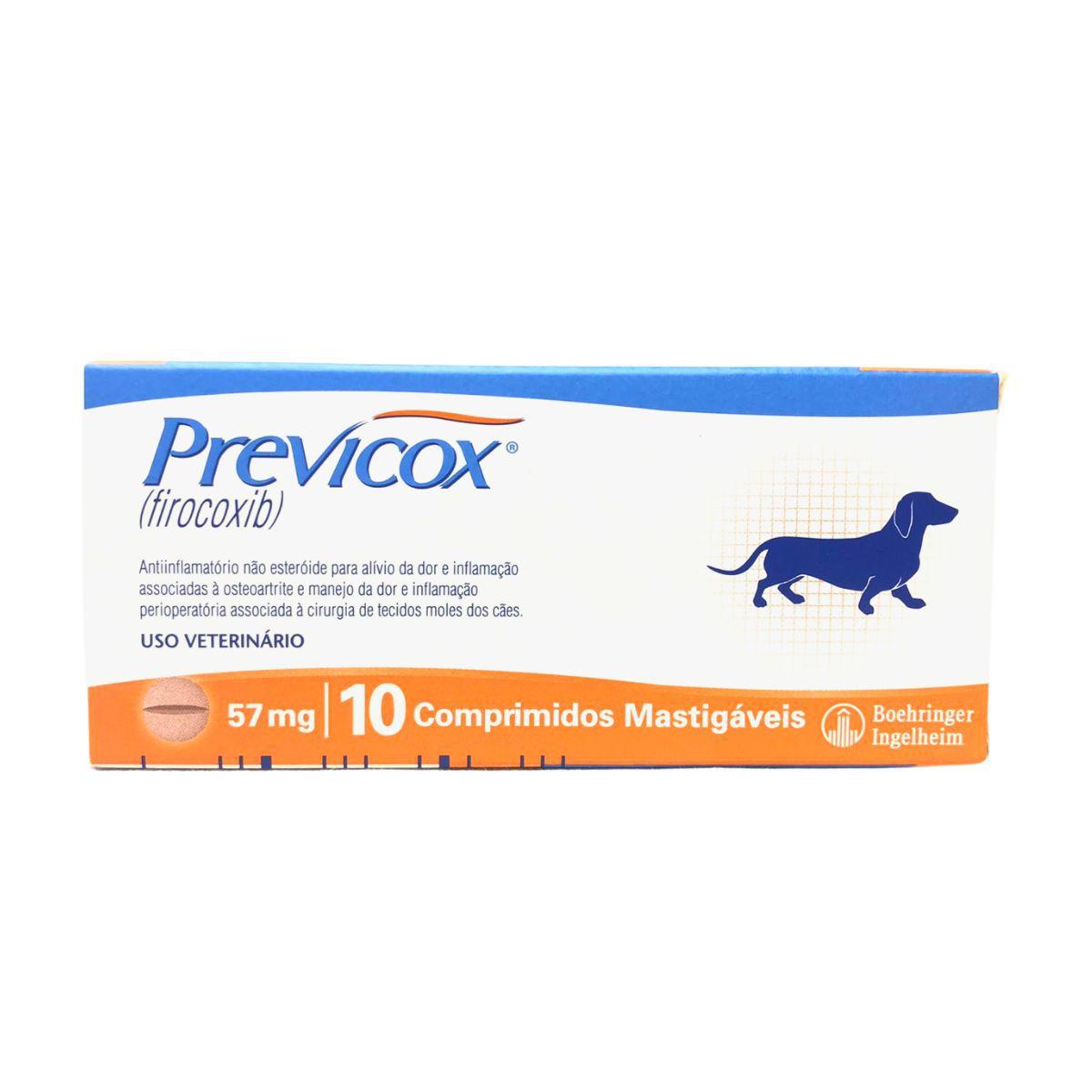 Previcox 57mg 10 Comprimidos Boehringer Ingelheim - Farmácia Pet ...