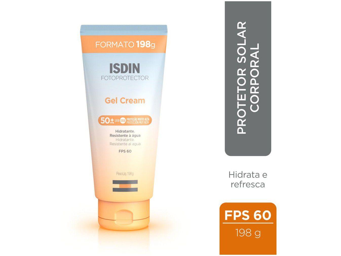 Protetor Solar Corporal ISDIN Gel Cream Fotoprotector FPS 50+ 198g