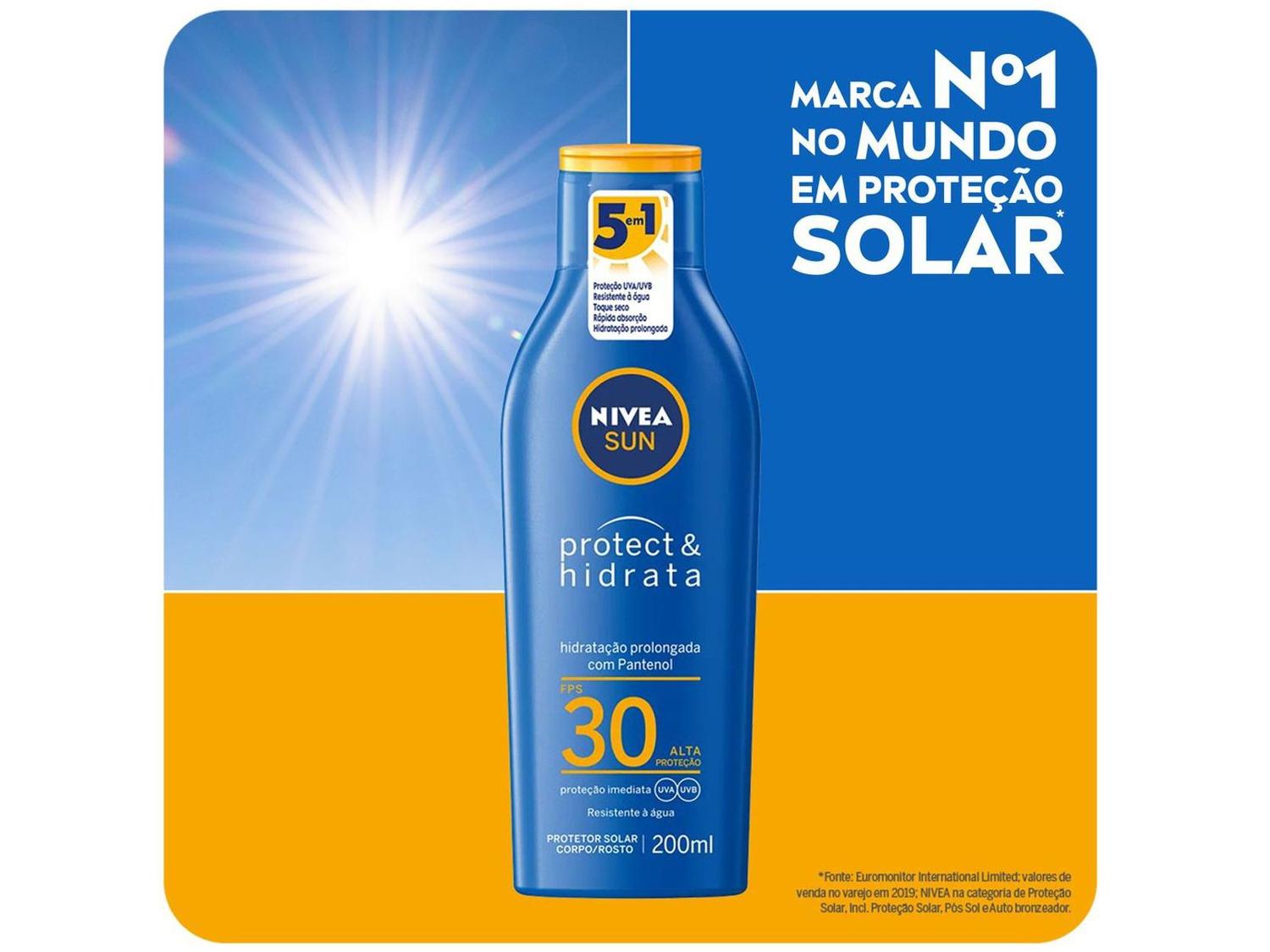 Protetor Solar Corporal Nivea FPS 30 Sun