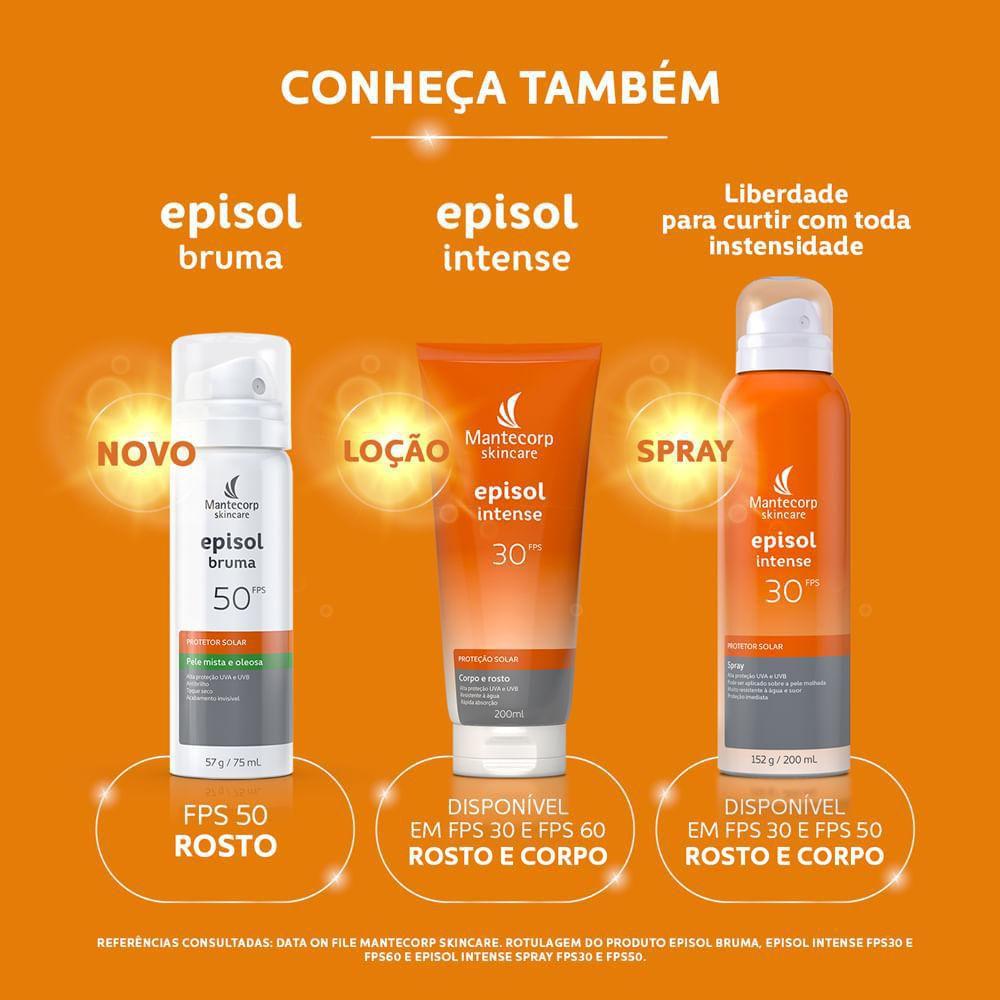Protetor Solar Episol Intense Spray Fps 30 200Ml - MANTECORP - Protetor ...