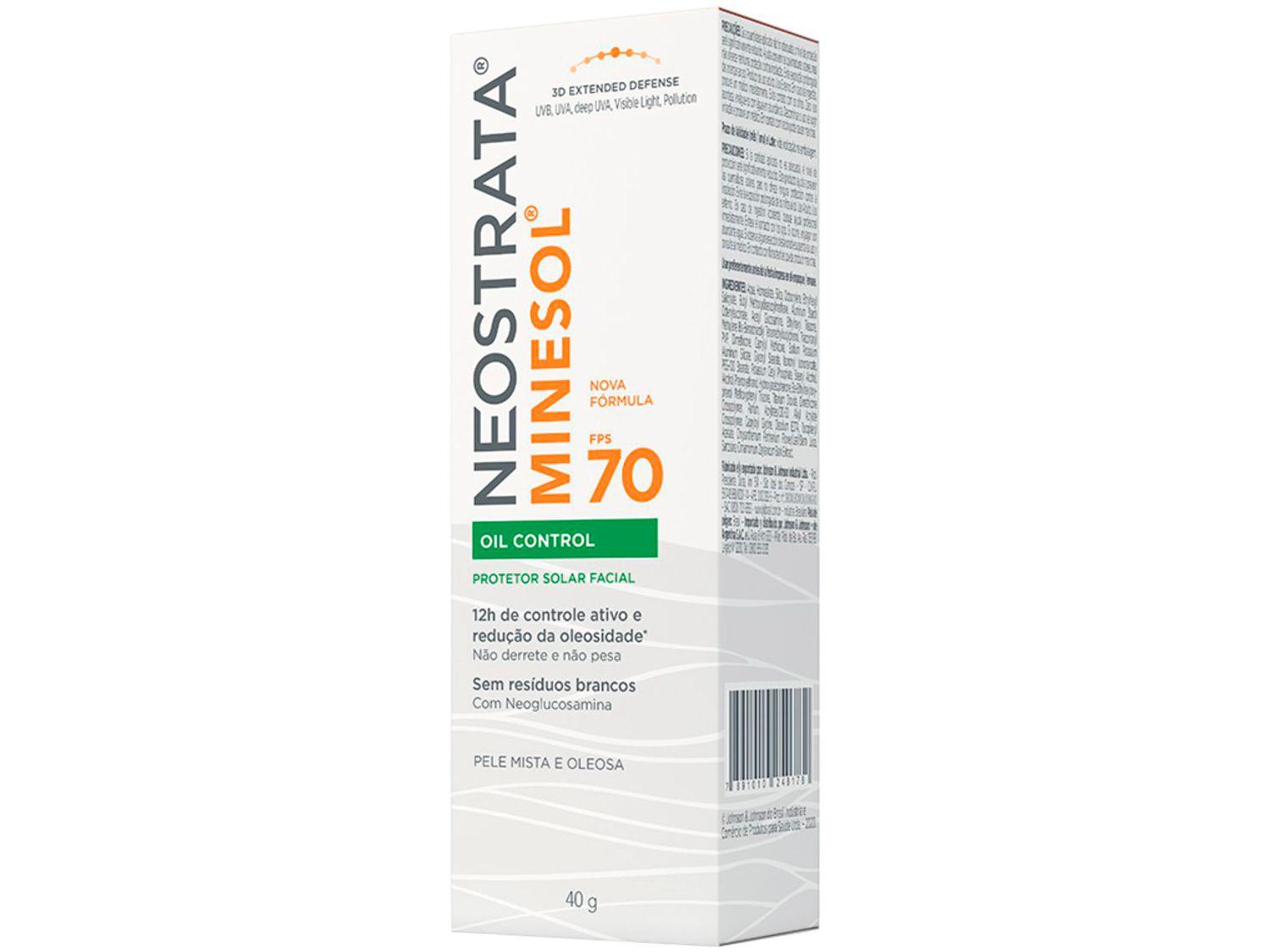 Protetor Solar Facial NeoStrata FPS 70 Minesol Oil Control 40g