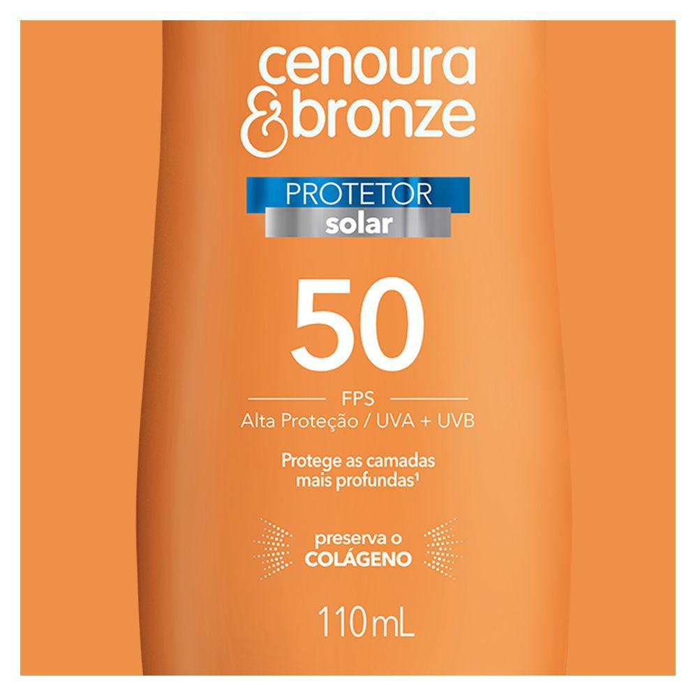 Protetor Solar FPS50 Cenoura e Bronze - Cenoura Bronze - Protetor Solar ...