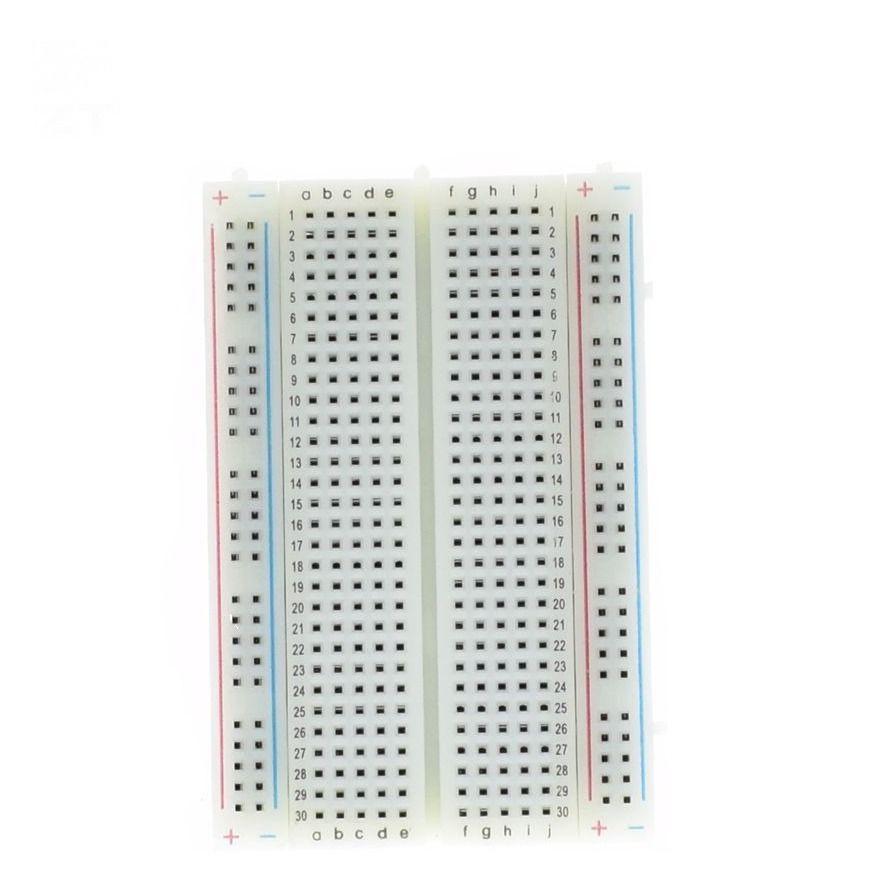 Protoboard Breadboard 400 Pontos Furos Pinos - Robomix - Protoboard - Magazine Luiza
