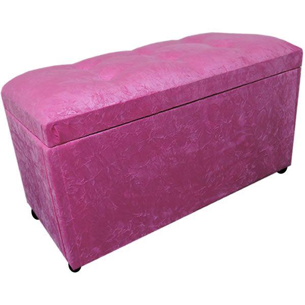 Puff bau retangular suede rosa - Fabrica De Puff - Puff Baú - Magazine ...