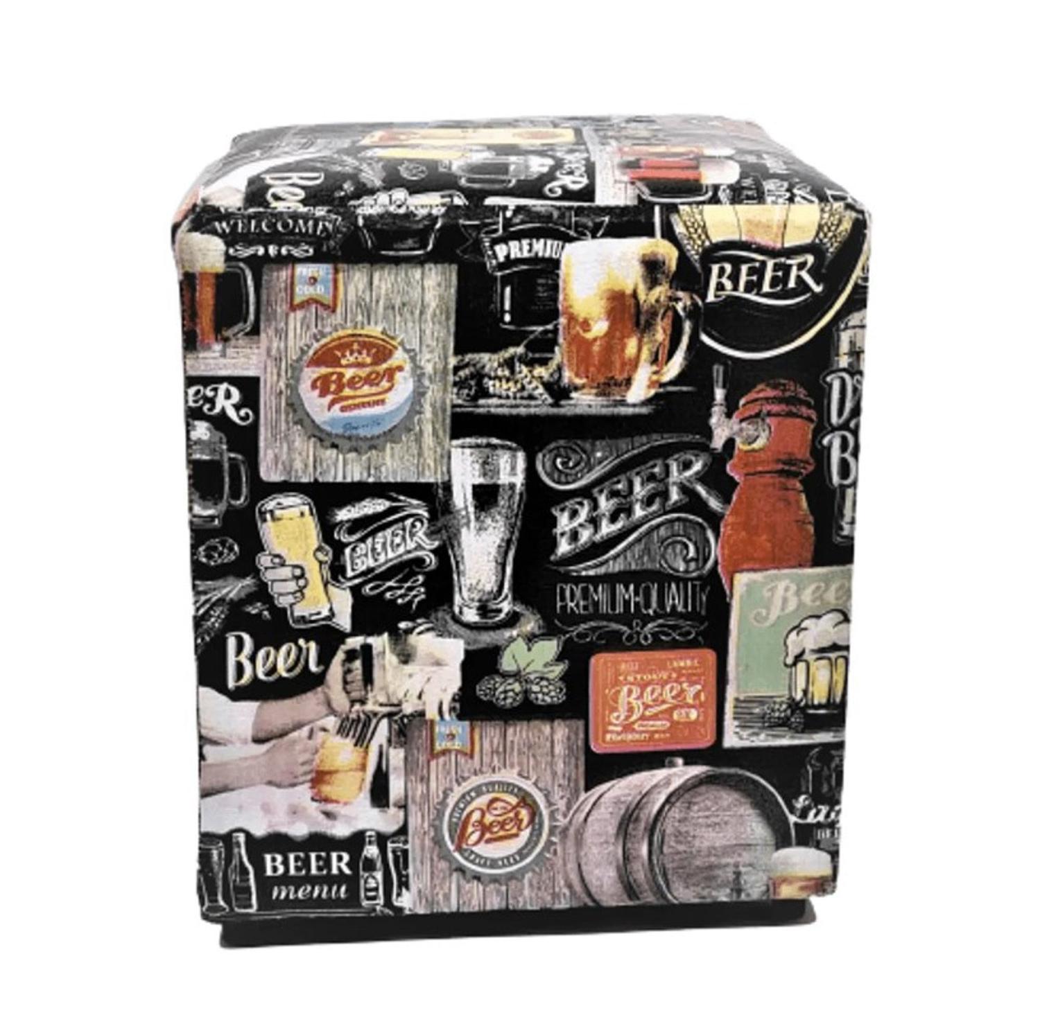 Puff Quadrado Beer Cerveja 45cm - Don Pablito - Puffs - Magazine Luiza