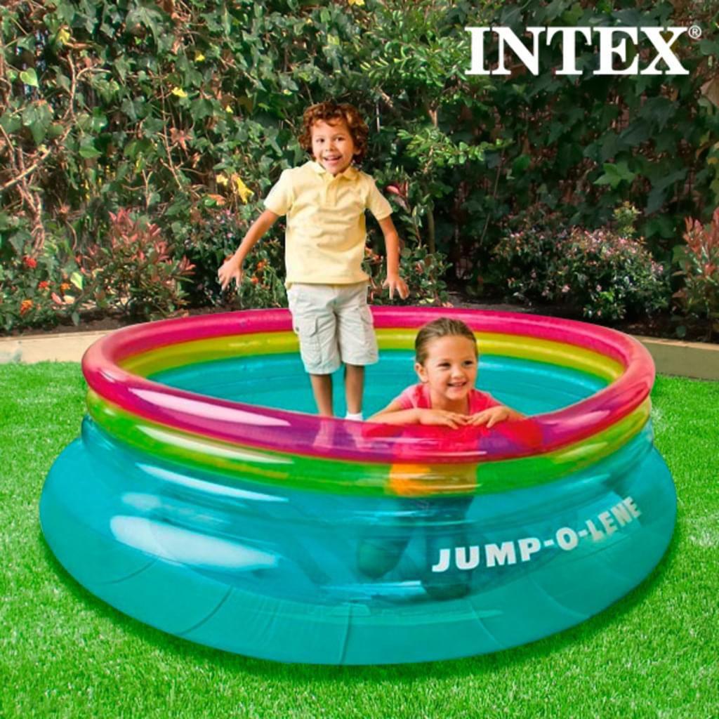 Pula Pula Master Inflável Intex Jump-O-Lene Colorido 48267 - Brinquedos ...