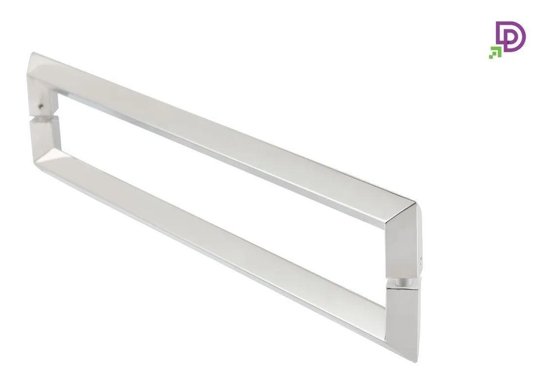 Puxador Porta Duplo Em Aço Inox 40cm Modelo Diamond - Decorplace ...