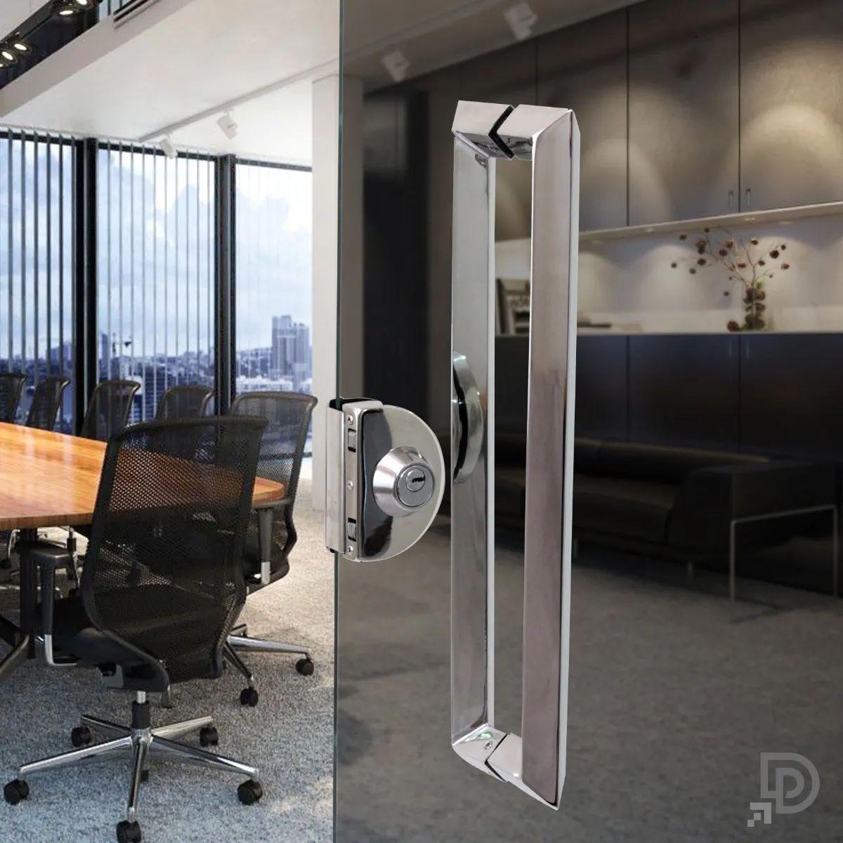 Puxador Porta Duplo Em Aço Inox 60cm Modelo Diamond - Decorplace ...