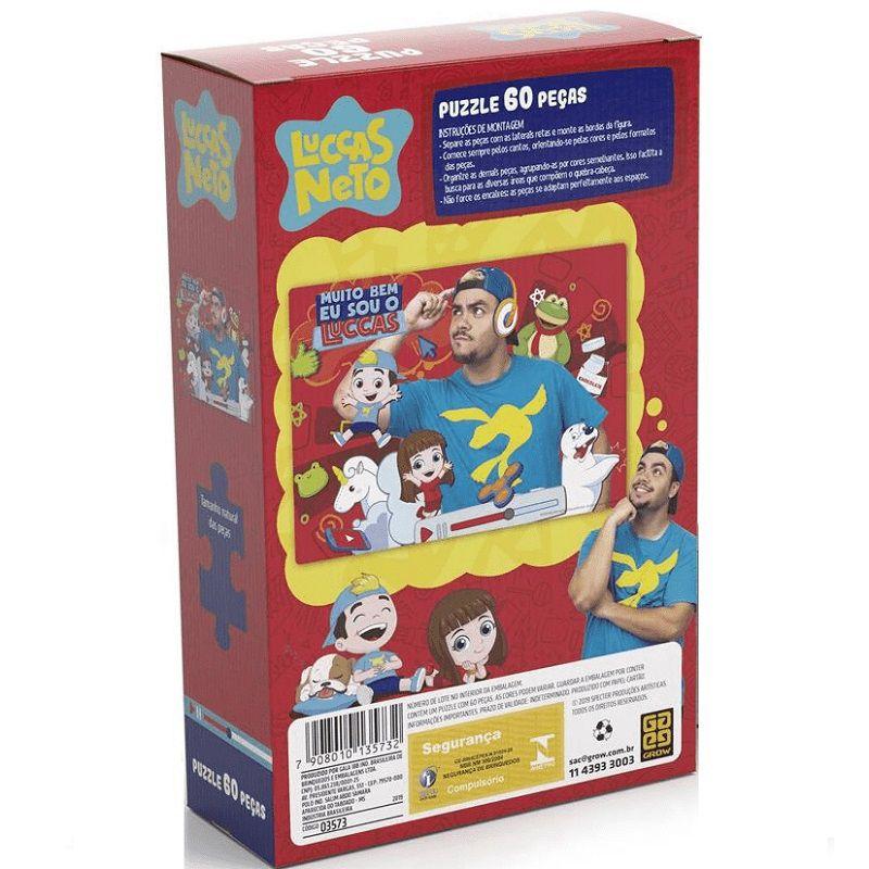 Puzzle 60 peças Lucas Neto - Grow - Quebra-Cabeça - Magazine Luiza