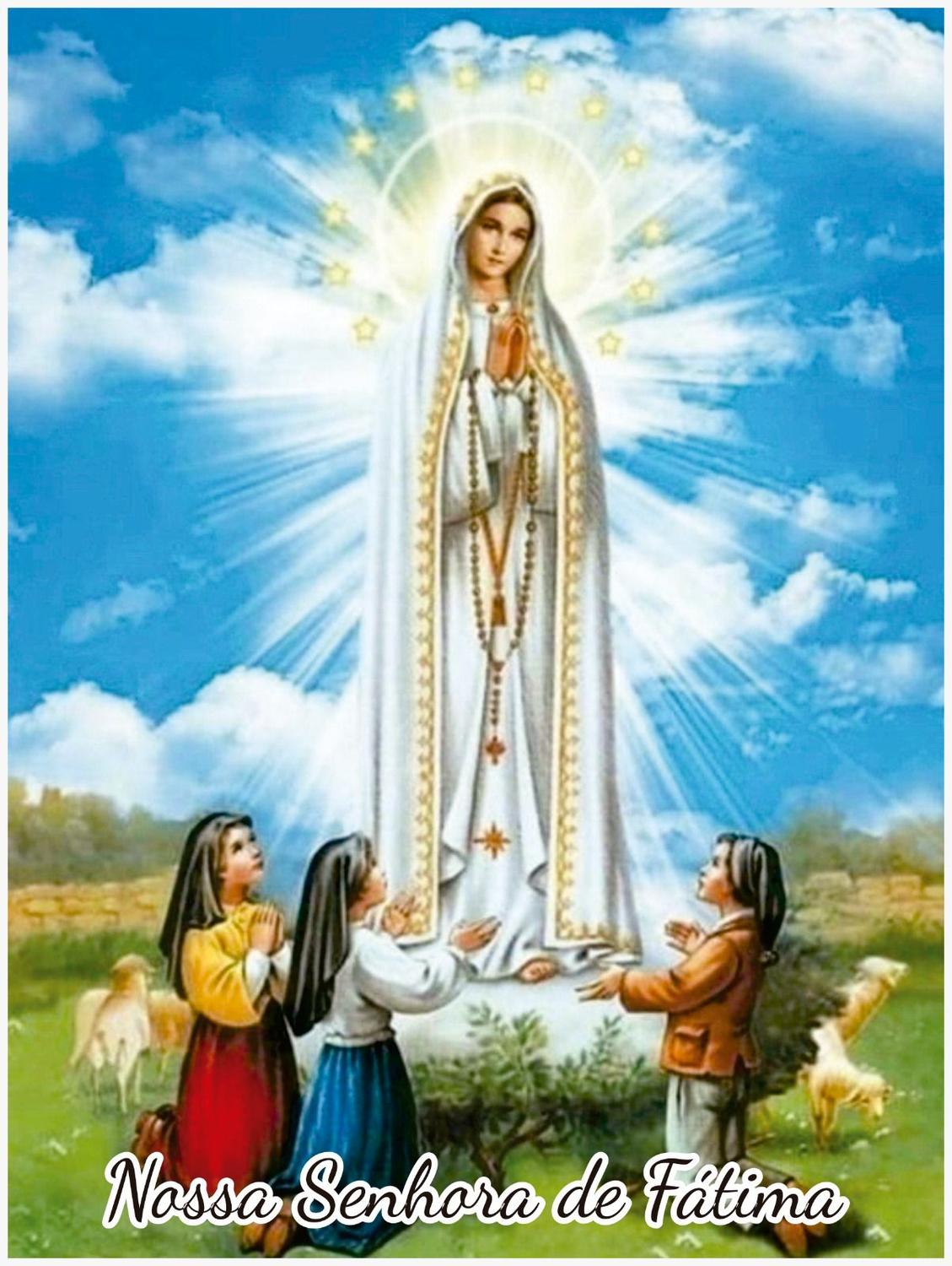 Quadro Nossa Senhora De Fatima Quadro Nossa Senhora De Fátima Ave