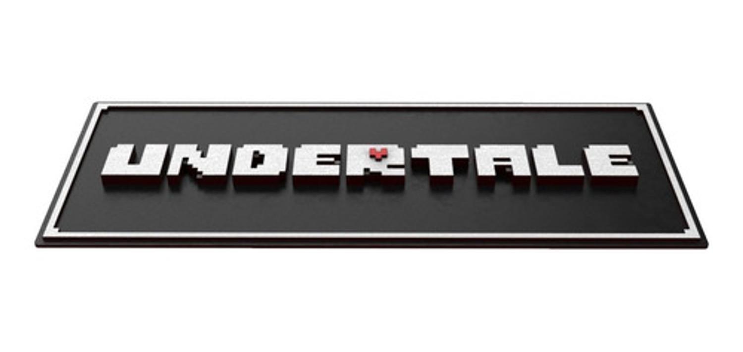 Quadro Placa Undertale Logo Em Relevo, Decoração Gamer 29 cm - TALHARTE ...