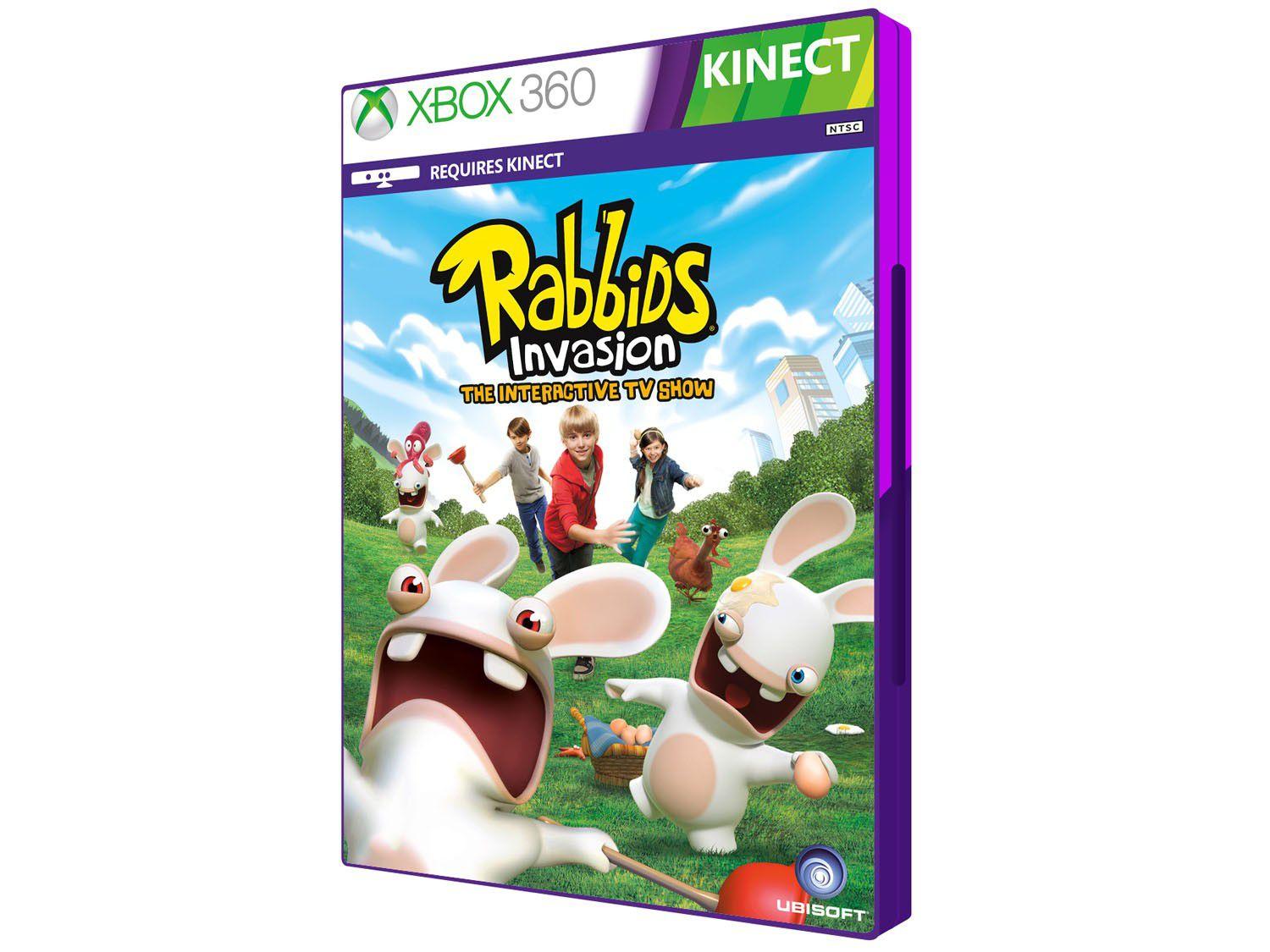 Rabbids Invasion para Xbox 360 Kinect - Ubisoft - Jogos de Aventura ...