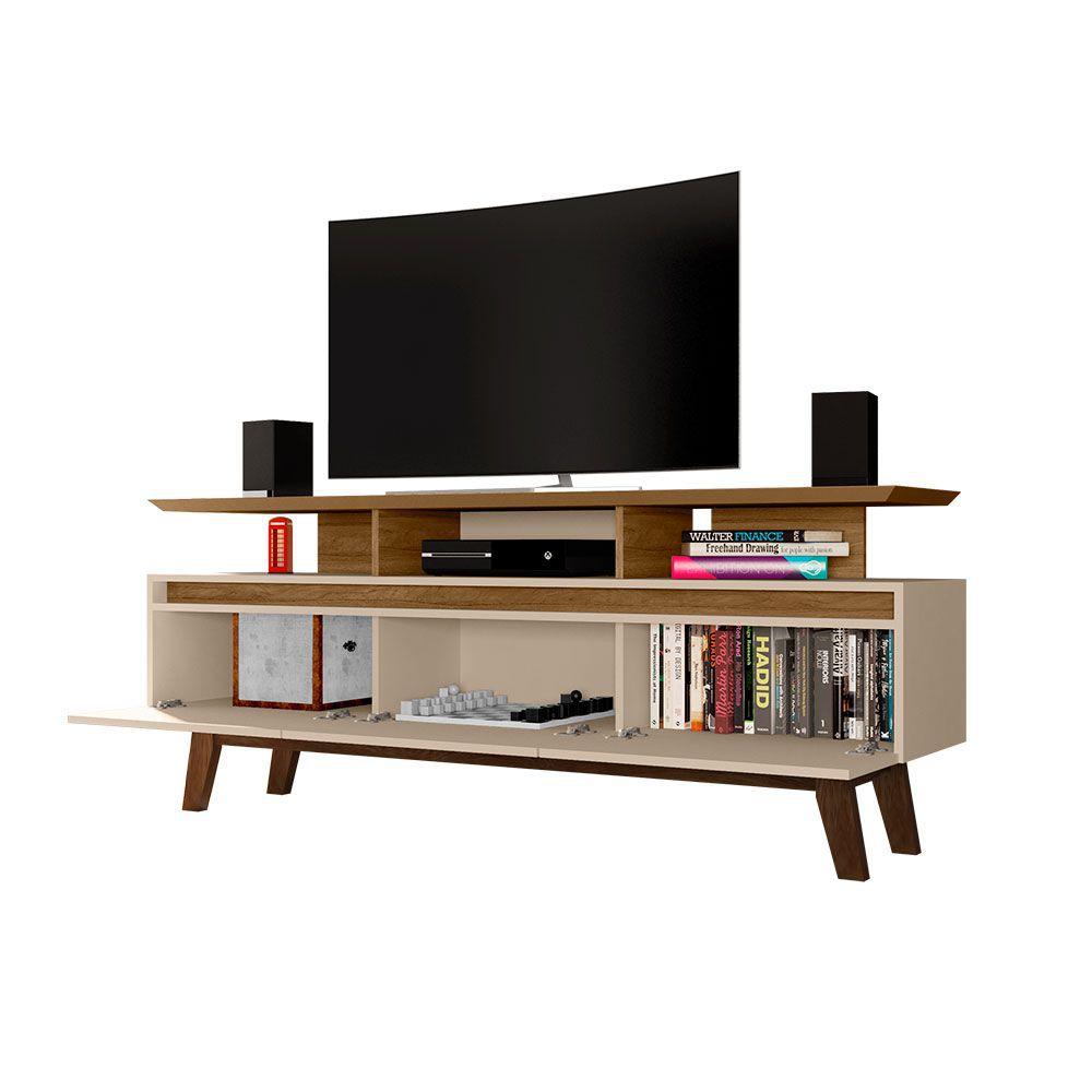 Rack Bancada Para TV 65 Polegadas Sala Rubi - Moveis Bechara - Rack ...
