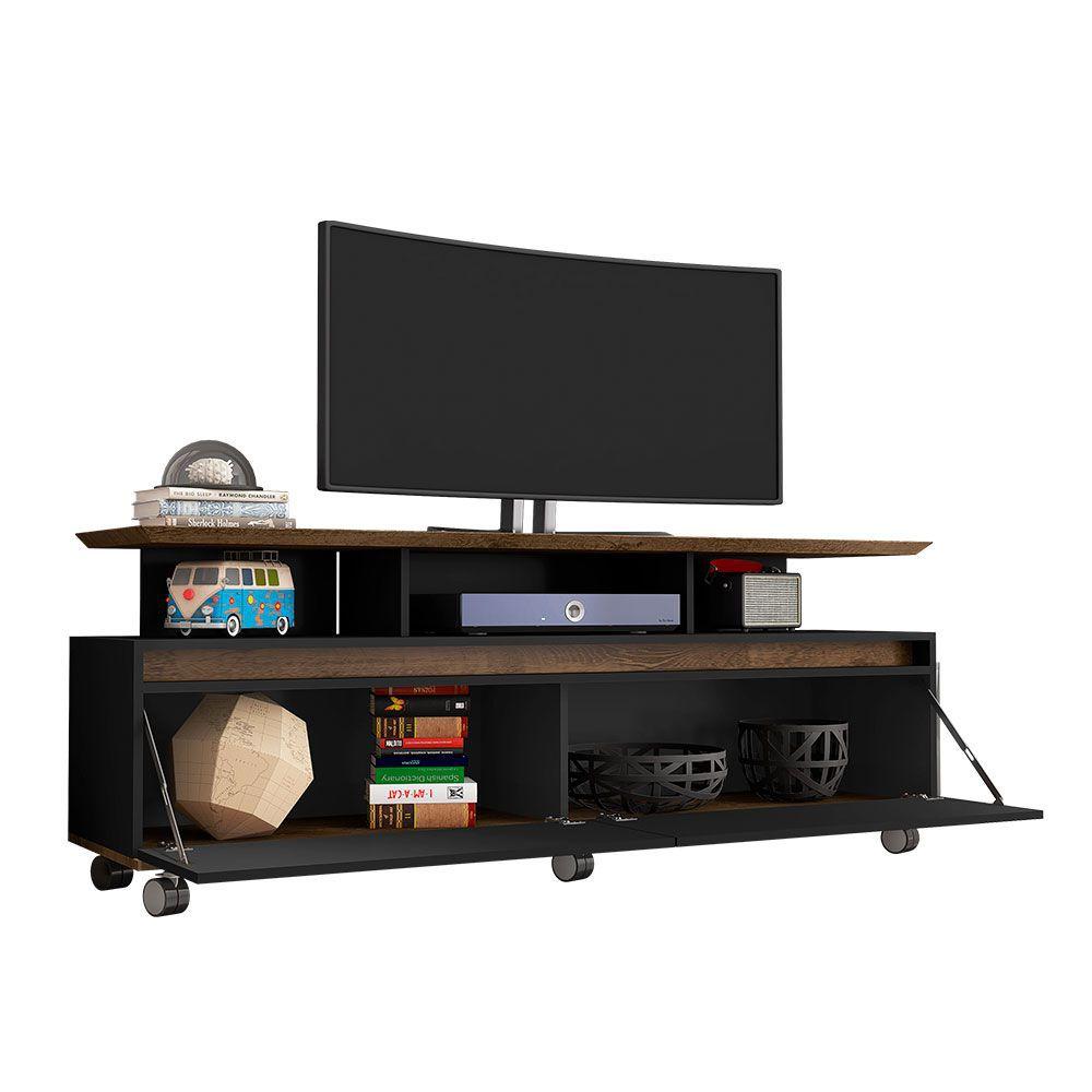 Rack Bancada Texas Sala Para TV 65 Polegadas - MOVEIS BECHARA - Rack ...